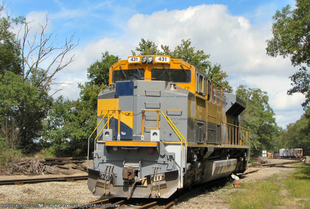 VTR 431 waiting for paint